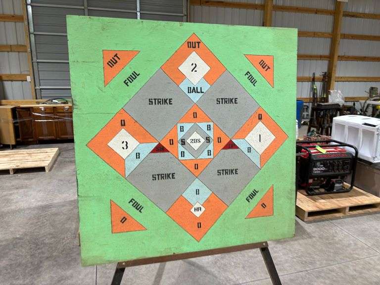 Dart Ball Board - Lee Real Estate & Auction Service