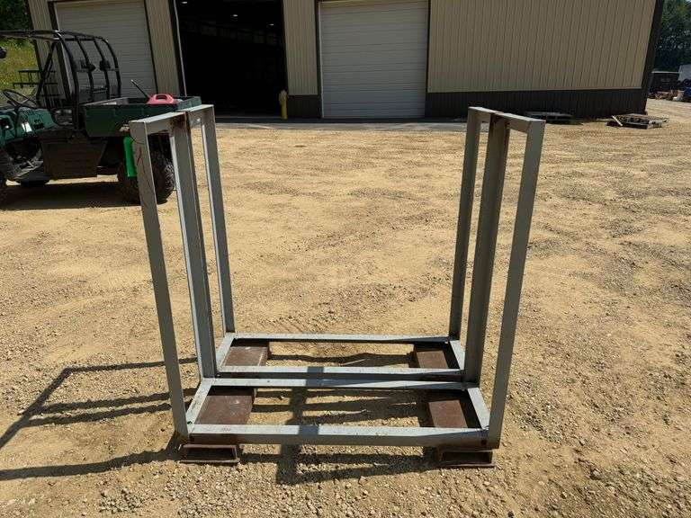 Steel Frame Firewood Rack - Lee Real Estate & Auction Service