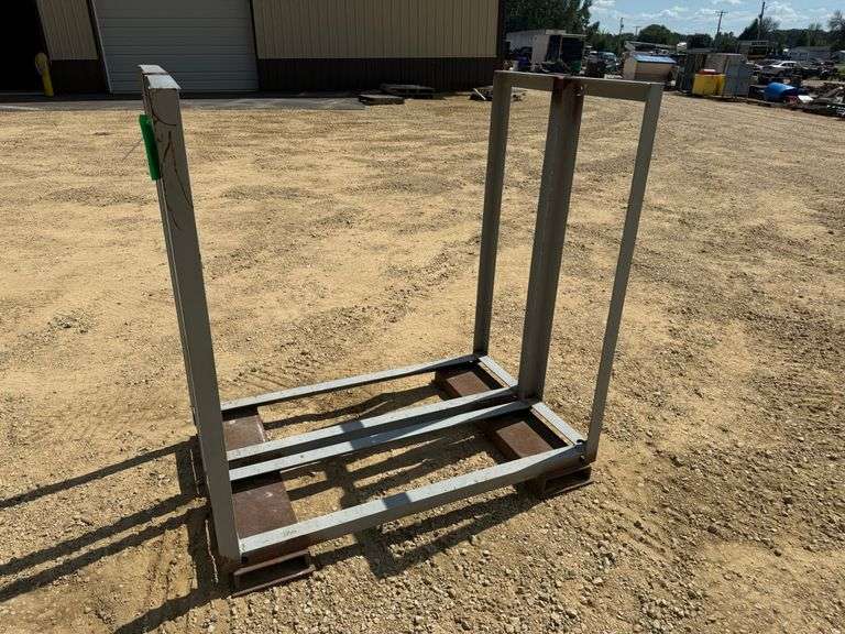 Steel Frame Firewood Rack - Lee Real Estate & Auction Service