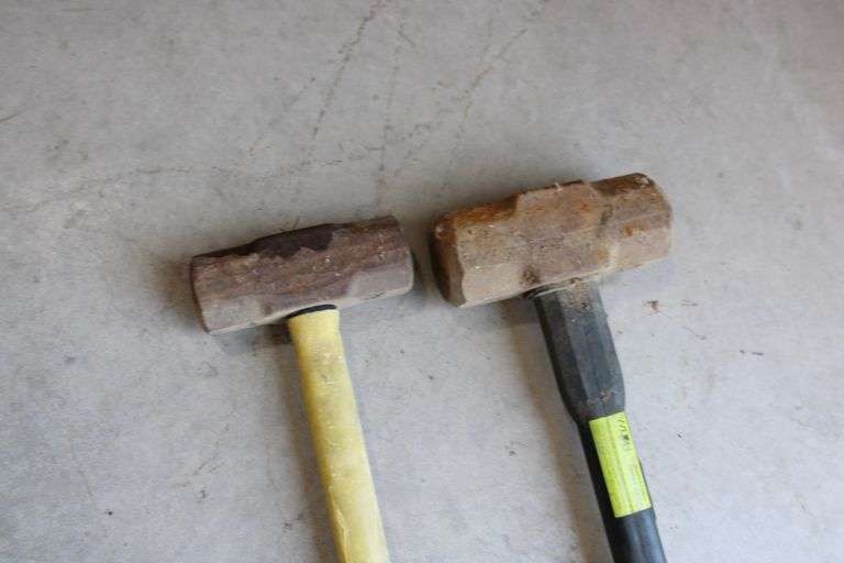2 sledge hammers - Lee Real Estate & Auction Service