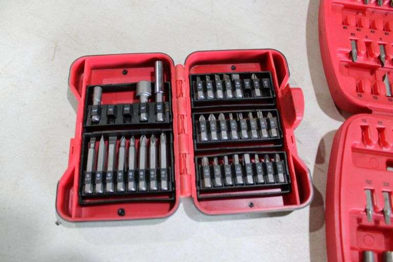 Variety of driver bit sets, not all full - Lee Real Estate & Auction ...