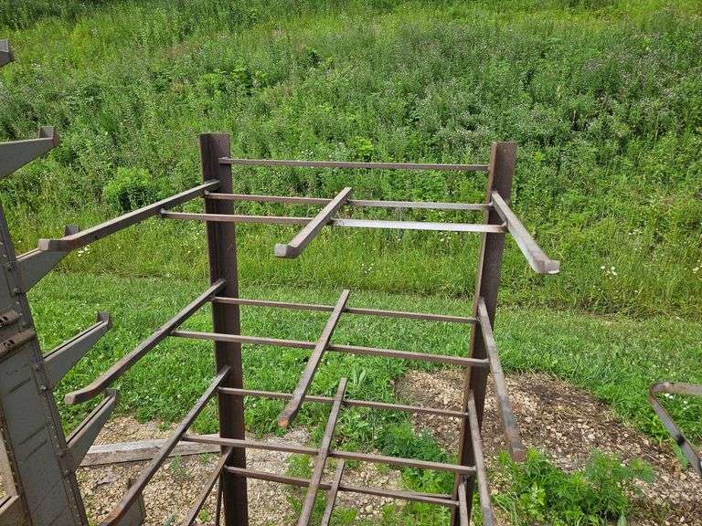 Steel Stock Rack - Lee Real Estate & Auction Service