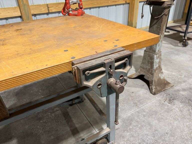 Shop Work Table - Lee Real Estate & Auction Service