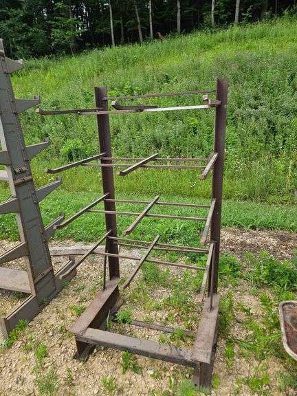 Steel Stock Rack - Lee Real Estate & Auction Service