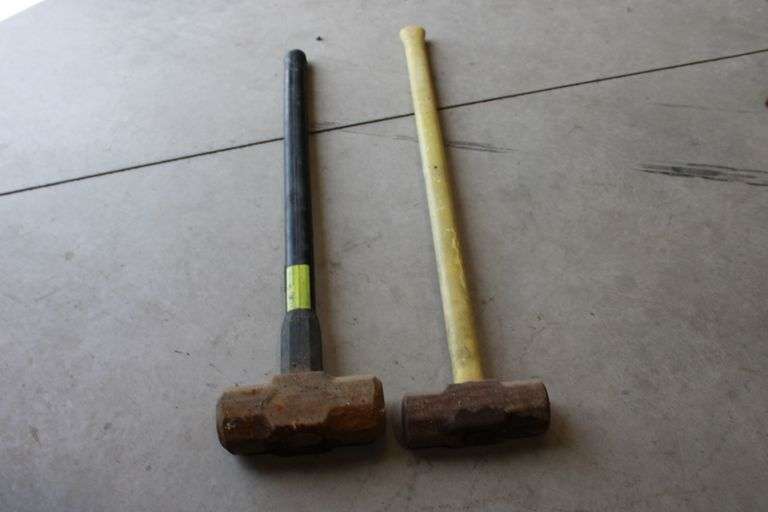 2 sledge hammers - Lee Real Estate & Auction Service
