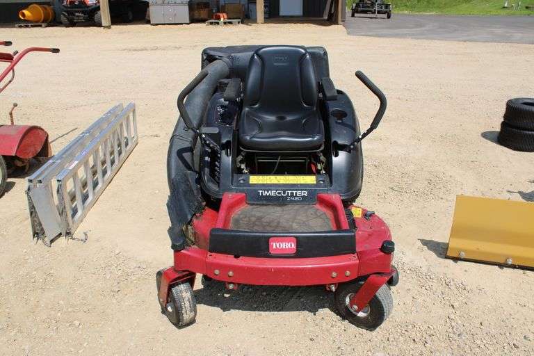 Toro Time Cutter zero turn lawn mower - Lee Real Estate & Auction Service
