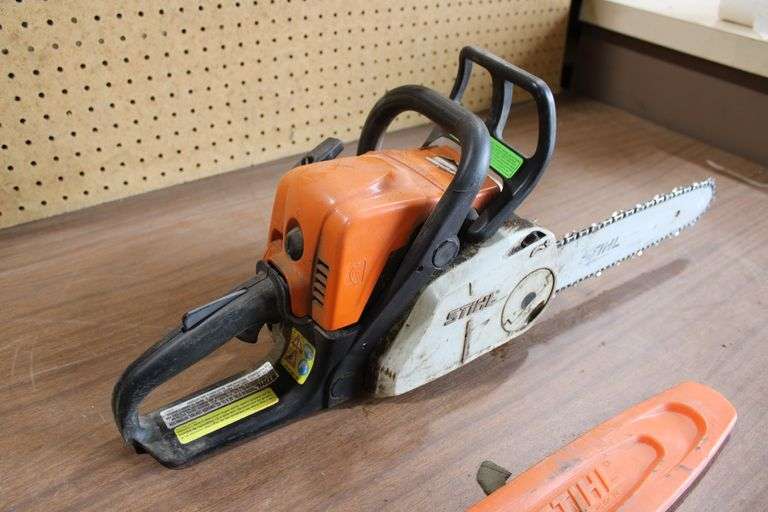 Stihl MS180C chainsaw w/12" bar - Lee Real Estate & Auction Service