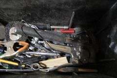 Tuff Box tool box w/misc. hand tools - Lee Real Estate & Auction Service