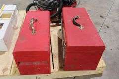 2 - 21" metal tool boxes - Lee Real Estate & Auction Service