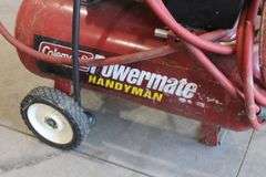 Coleman Powermate portable air compressor - Lee Real Estate & Auction ...