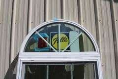 New Pella window, 3' x 5' w/arch - Lee Real Estate & Auction Service