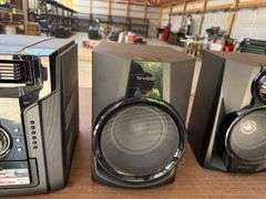 Sharp Stereo System - Lee Real Estate & Auction Service