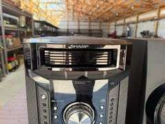 Sharp Stereo System - Lee Real Estate & Auction Service