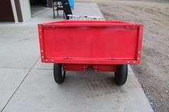 Metal 2 wheel lawn cart - Lee Real Estate & Auction Service