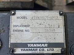 Yanmar 4-cyl Engine (for parts or repair) - Lee Real Estate & Auction ...