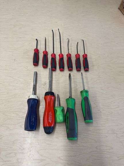 Snap On Pick Set & Misc Snap On Screwdrivers - Lee Real Estate ...