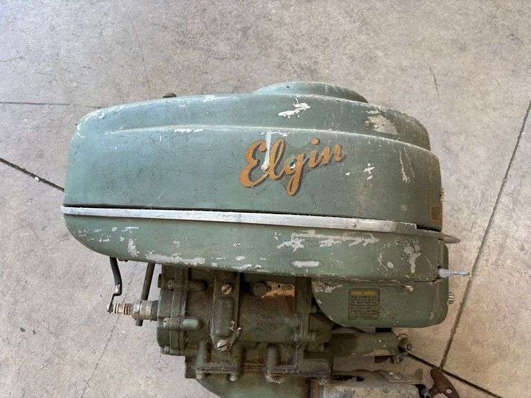 Antique Elgin Boat Motor - Lee Real Estate & Auction Service