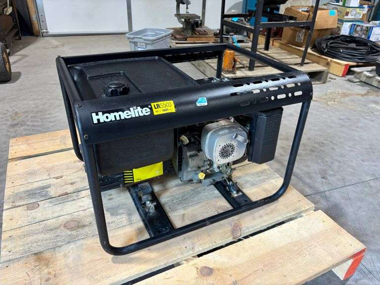 Homelite 5500w Generator - Lee Real Estate & Auction Service