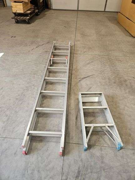 16ft Ext. Ladder, Step Ladder - Lee Real Estate & Auction Service