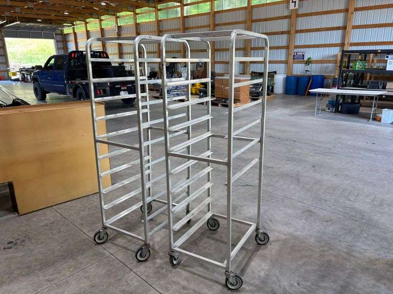 (2) Alum. Baking Racks - Lee Real Estate & Auction Service