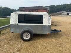 Single Axle Utility Trailer w/ Topper - Lee Real Estate & Auction Service