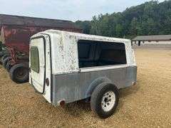 Single Axle Utility Trailer w/ Topper - Lee Real Estate & Auction Service