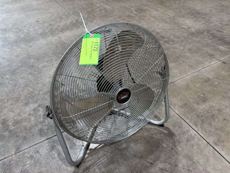 20" Floor Fan (works) - Lee Real Estate & Auction Service