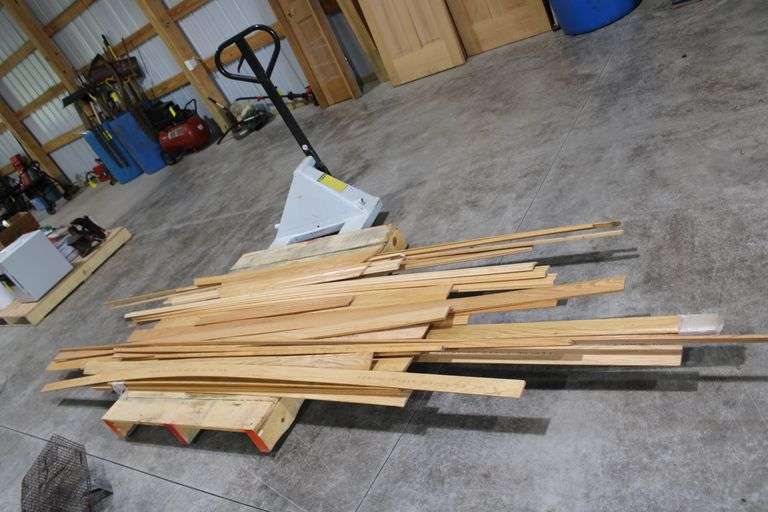 Pallet of misc. Oak trim, casing & baseboard - Lee Real Estate ...
