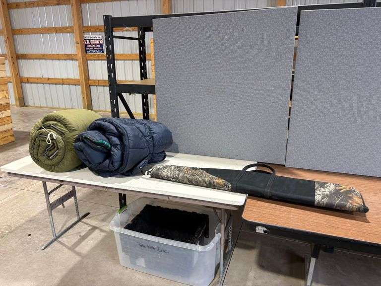 (2) Sleeping Bags & Gun Case - Lee Real Estate & Auction Service