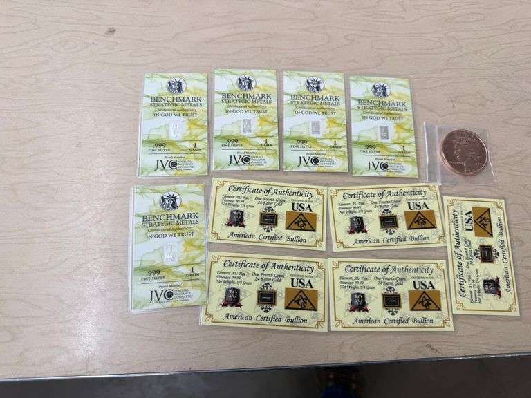 Precious Metals Lot - Lee Real Estate & Auction Service