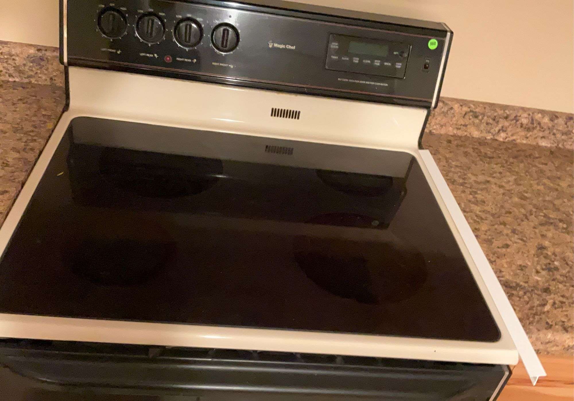 Magic chef glass top stove store