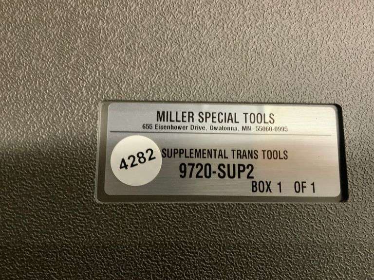 (2) Miller Special Tools Case -No Tools Included - Maring Auction Co LLC