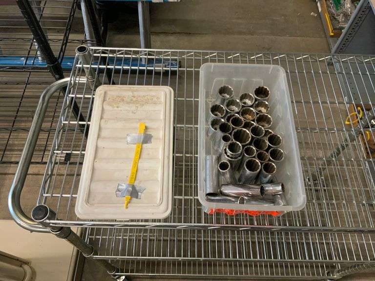 Shoe Box Container W/ 1/2 Drive 12- Point Sockets - Hamilton-Maring ...