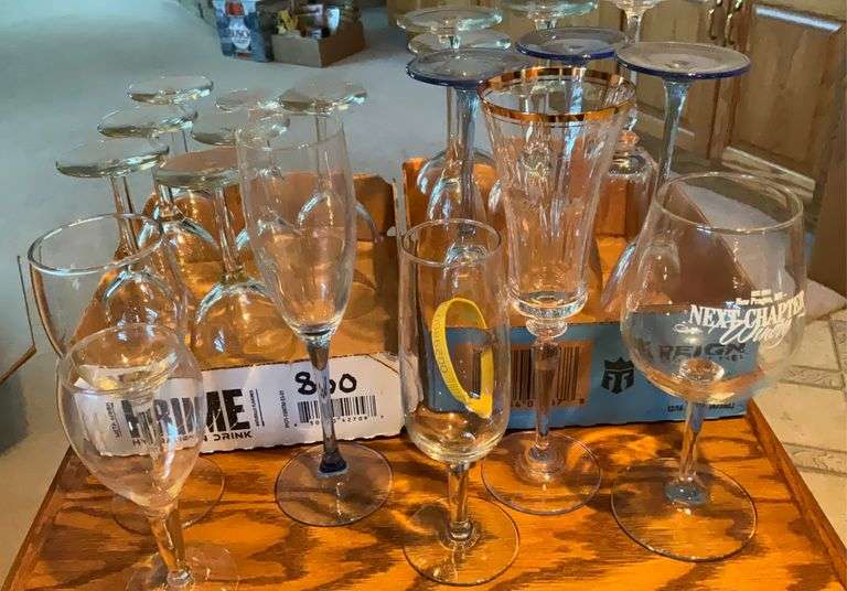 Two boxes assorted glassware - Hamilton-Maring Auction Group