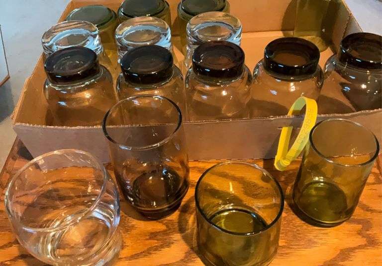 Two boxes of assorted glassware - Hamilton-Maring Auction Group