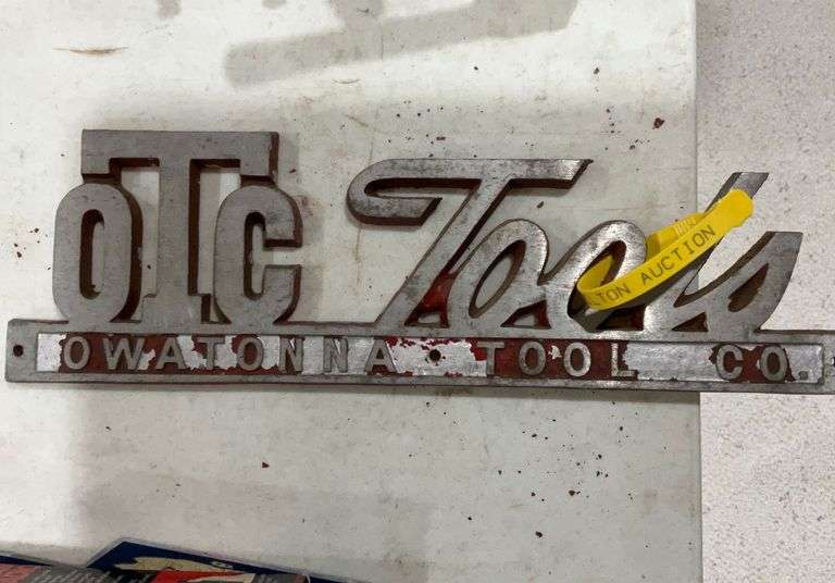 OTC Tools sign - Hamilton-Maring Auction Group