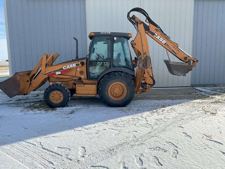 2006 Case 590 Super M Extendahoe Backhoe/Loader, 4x4, Full Cab, Heat ...