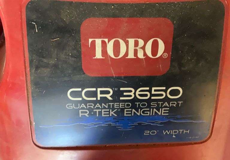 Toro model CCR 3650 20" walk behind snow blower, motor is free ...