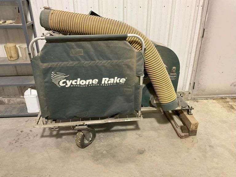 Woodland Power Cyclone Rake Vacuum, 200 Gallon Bags, 6 HP - Hamilton ...