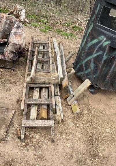 Banks Built Stump Deer Hunting Blind, 1 person - Hamilton-Maring ...