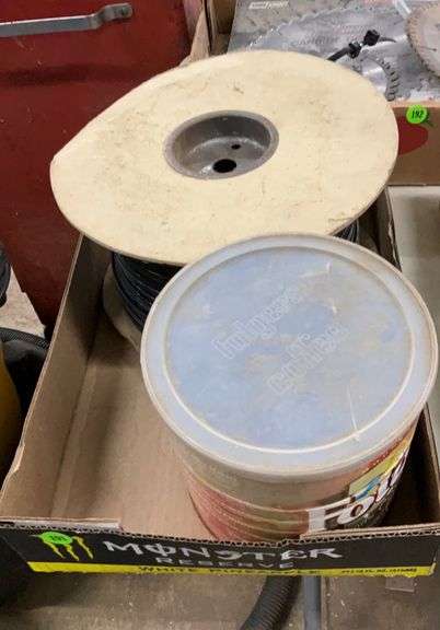 Large Spool of Zip Tie Banding with Clasps - Hamilton-Maring Auction Group