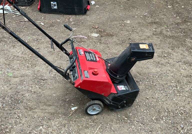 Murray Single Stage 20” Snowblower, Walk Behind, Motor Free, Manual ...