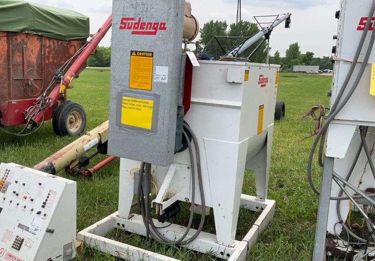 Sudenga 1000lb Horizontal Ribbon Mixer, Scale, 3HP Single Phase ...