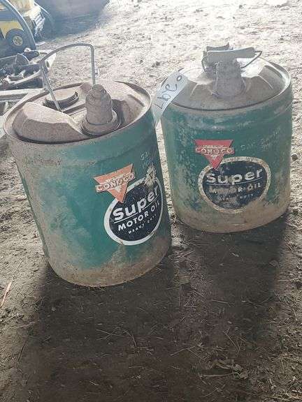 (2) Vintage Metal Gas Cans - Hamilton-Maring Auction Group
