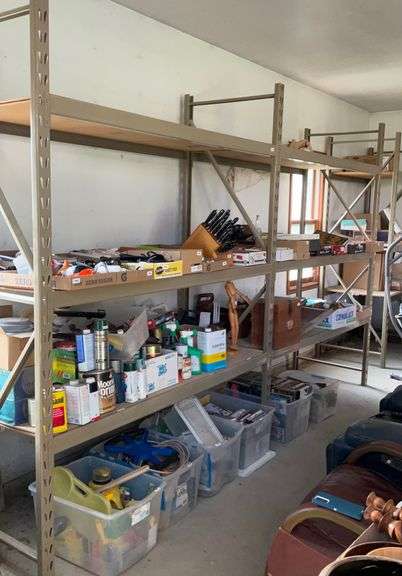 Pallet Racking: (3) 8'x30" Uprights, (12) 74" Shelf Side Rails - Maring ...