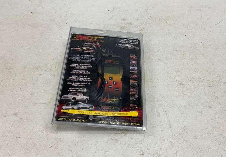 SCT hand held vehicle PCM programmer NIP - Hamilton-Maring Auction Group