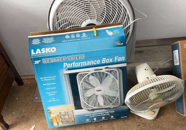 Three fans - Hamilton-Maring Auction Group