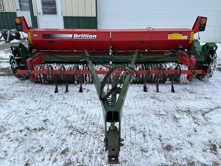 Brillion SS-10 Pull Type Seeder, 10', Dual Compartments, Acre Counter ...