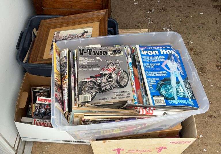 Large selection of Easy Rider magazines from the 70s 80s and 90s ...
