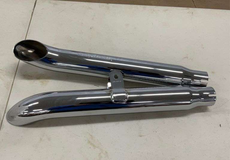 New chrome exhaust ends - Hamilton-Maring Auction Group